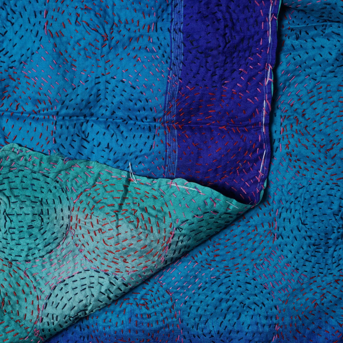 Kantha Scarf 190 x 40 cm - The Nomads Tent Edinburgh